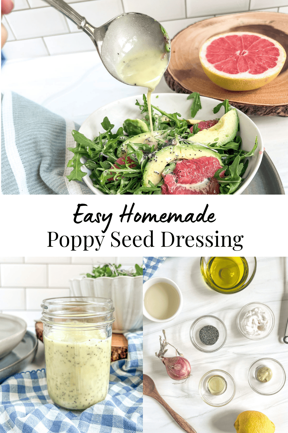 Best Creamy Poppy Seed Dressing - Healthy & Easy - Cooking With Lori