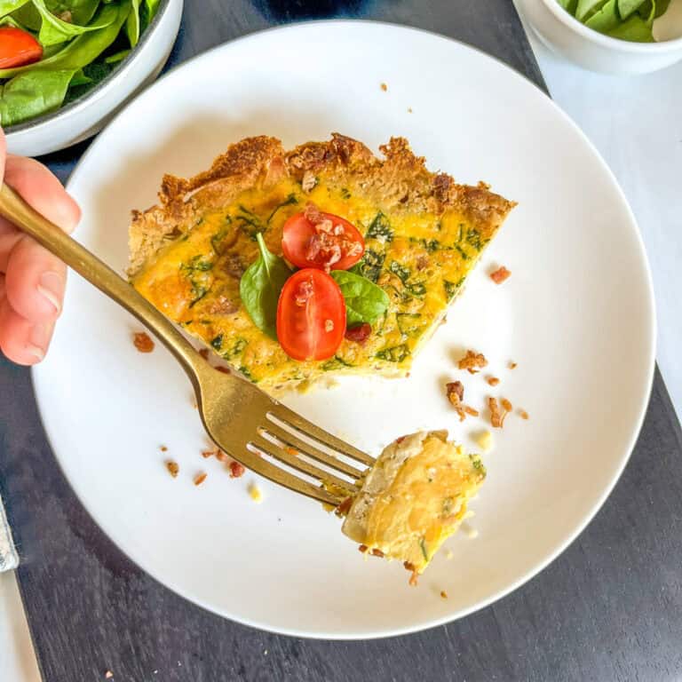 Delicious Potato Crust Quiche - Easy & Healthy - Cooking With Lori